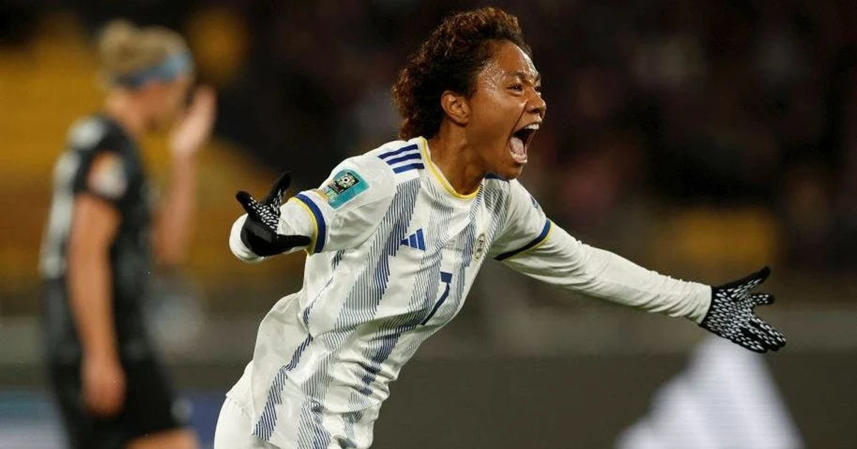 Bolden Scores The Philippines' First Goal At The FIFA World Cup